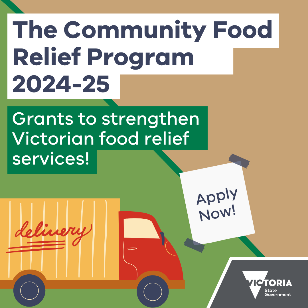 NEW GRANT PROGRAM TO SUPPORT COMMUNITY FOOD RELIEF